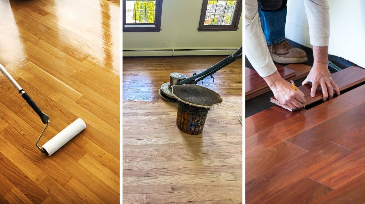 How to Know Whether to Buff and Recoat, Refinish, or Replace a Hardwood ...